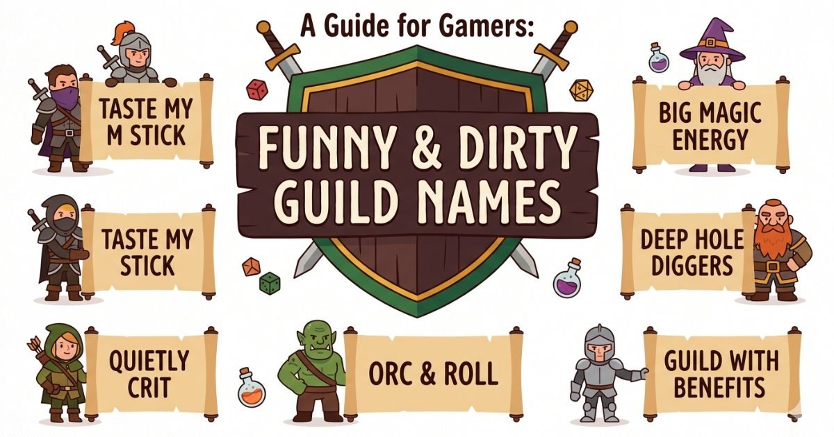 750+ Funny Guild Names That Slay, Hilarious, Epic (2026)